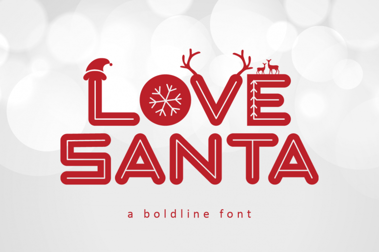 Love Santa/Christmas Font - Illushvara Design